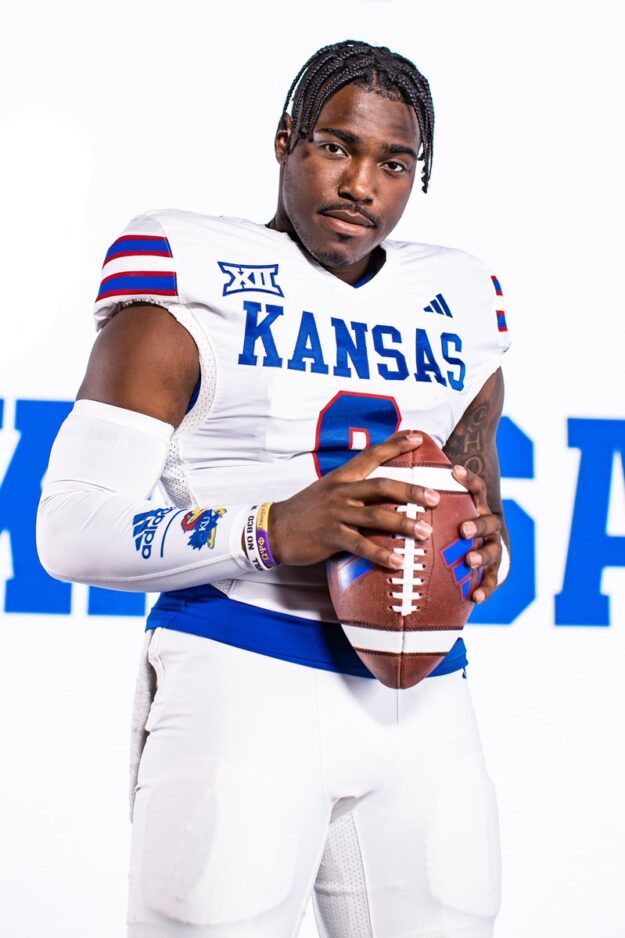 KU unveils redesigned football jerseys - KU Sports